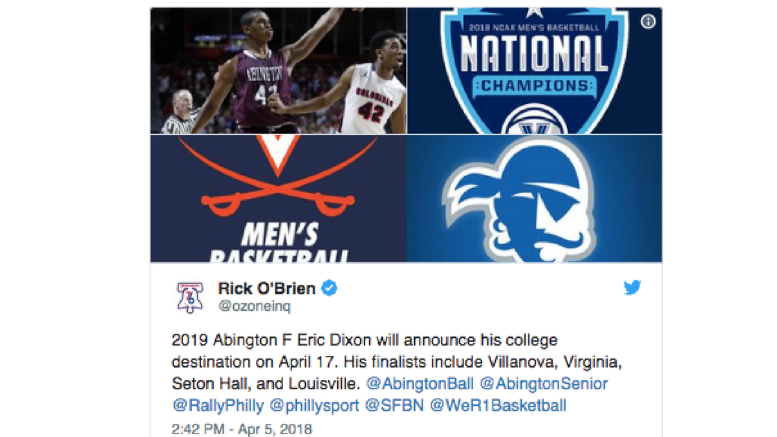 Abington's Basketball Star Eric Dixon Soon To Announce College ...