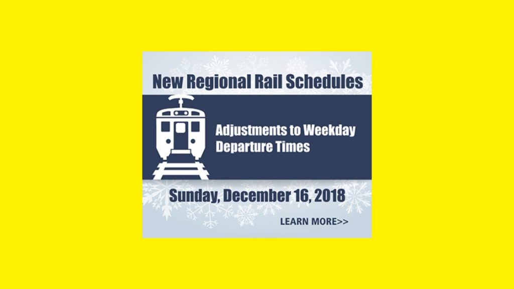 New SEPTA Train Schedules Now In Effect - Glenside Local