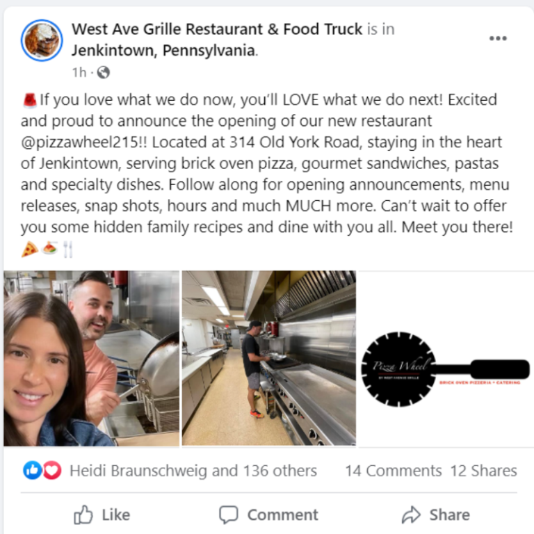 West Ave. Grille in Jenkintown announces new restaurant - Glenside Local