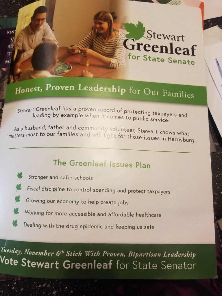 Son of late Sen. Stewart Greenleaf objects to district judge candidate ...