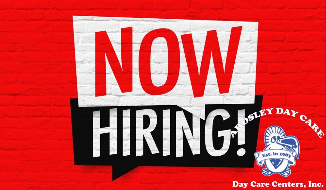 Ardsley Day Care now hiring Childcare Lead Teachers for Toddler Room ...