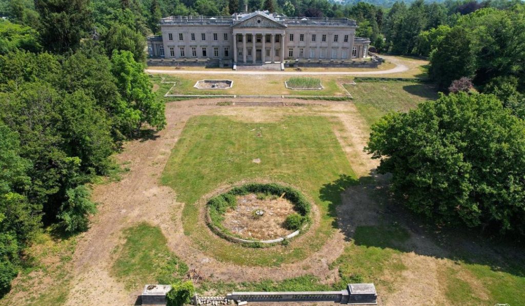 Lynnewood Hall's original pathways, driveways & garden layouts now ...