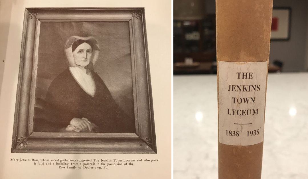 The Jenkintown Library's historical roots as the Jenkin's Town Lyceum ...