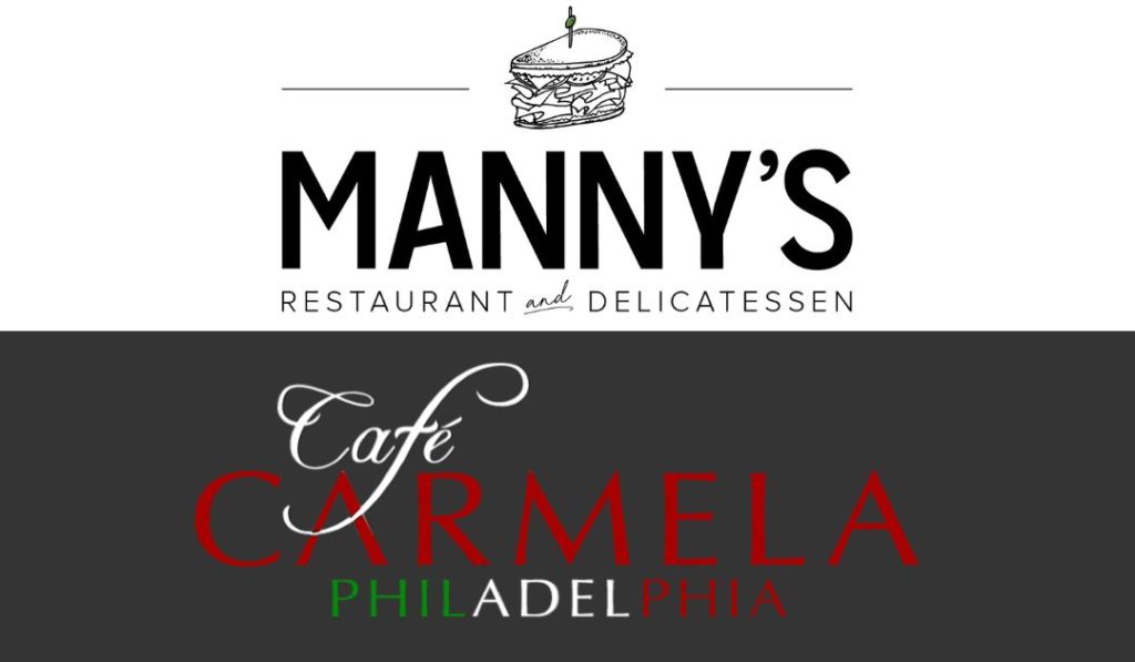 Cafe Carmela of Huntingdon Valley and Manny's Deli Shop of Willow Grove ...