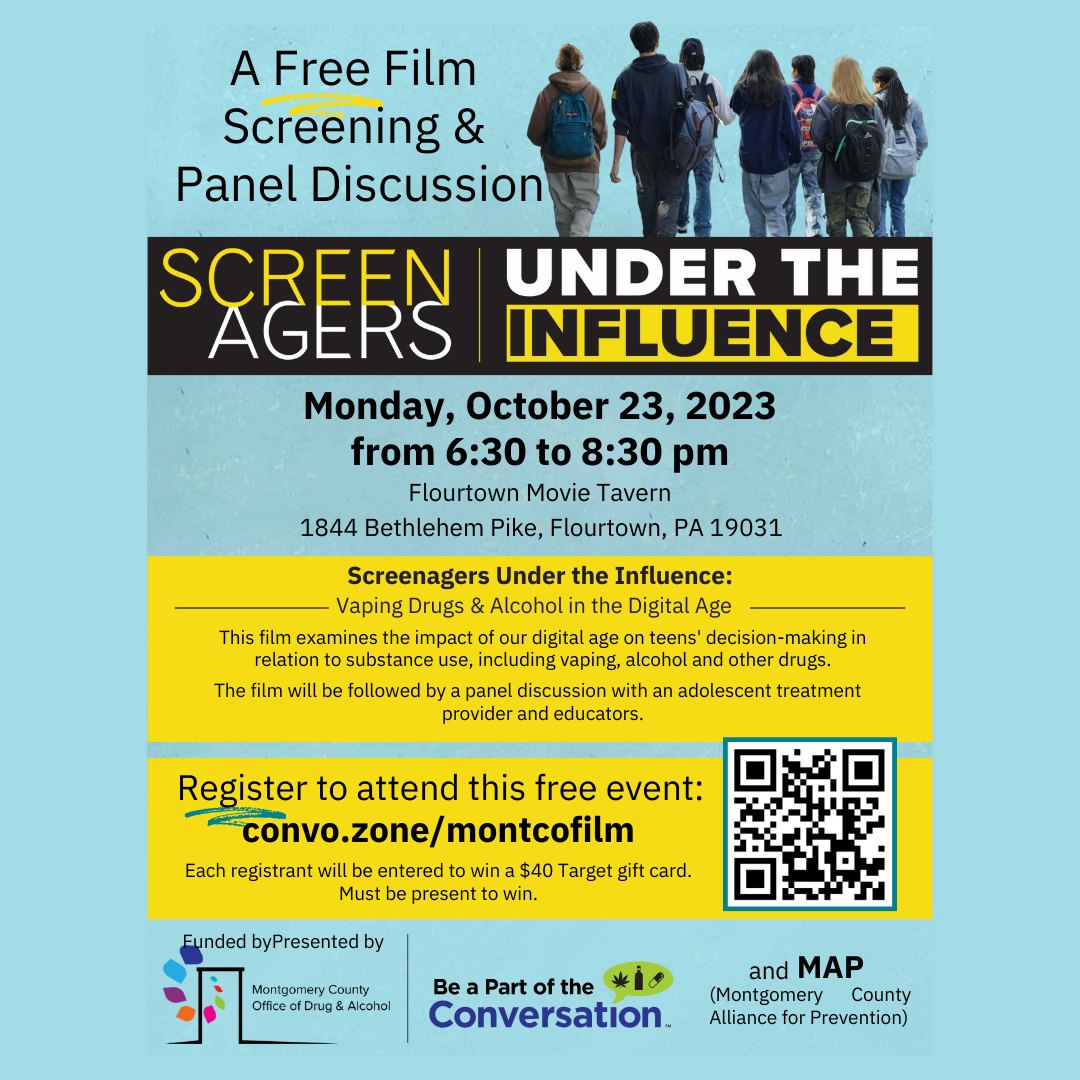 Flourtown Movie Tavern to host free screening of 'Screenagers Under the ...