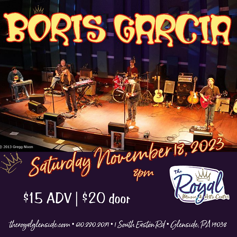 The Royal Weekend: Queens of the 70s (Thursday), Stand Up Comedy (Friday), Boris Garcia ...