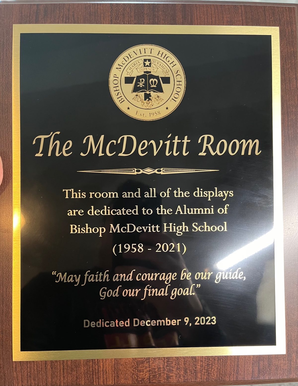Friends of Bishop McDevitt dedicate 'The McDevitt Room', grand opening ...