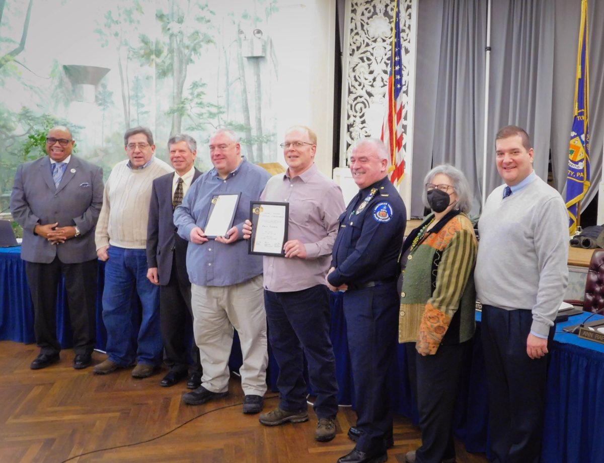 Cheltenham welcomes two new officers, Chief Slavin honors numerous ...