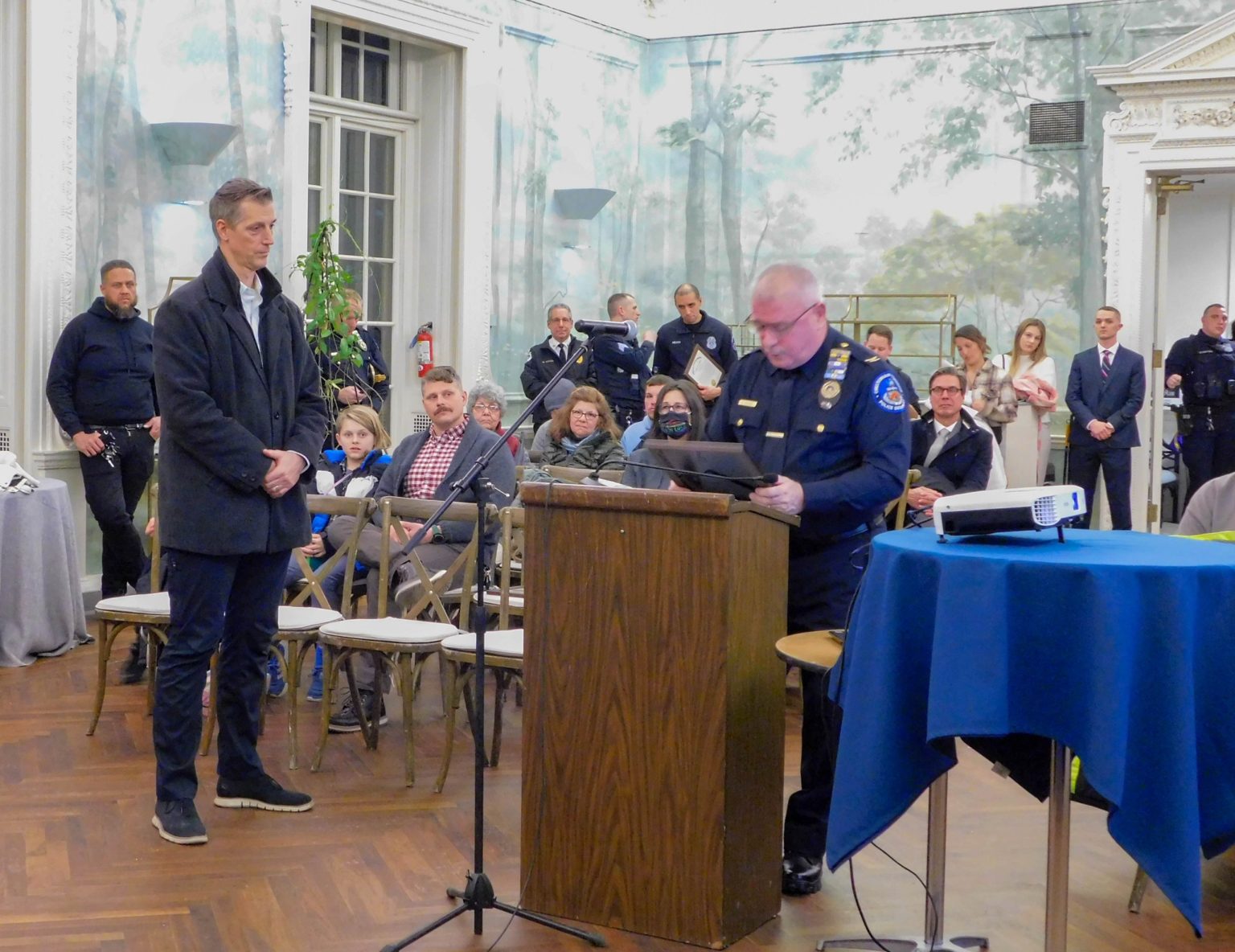 Cheltenham welcomes two new officers, Chief Slavin honors numerous ...