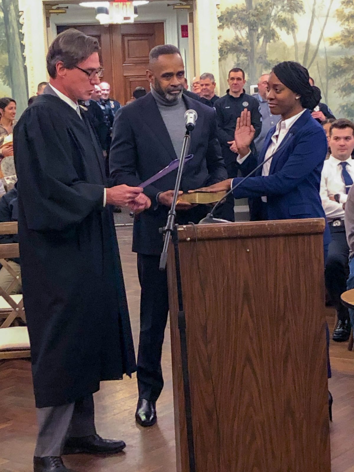 Cheltenham welcomes two new officers, Chief Slavin honors numerous ...