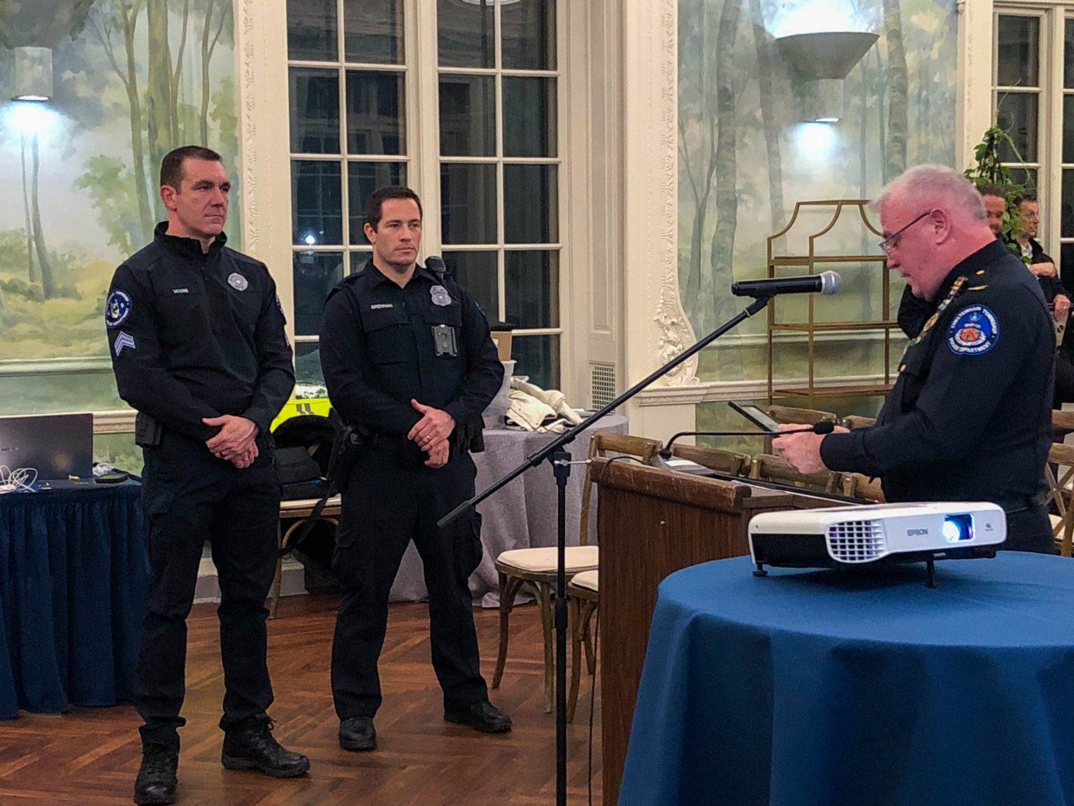 Cheltenham welcomes two new officers, Chief Slavin honors numerous ...