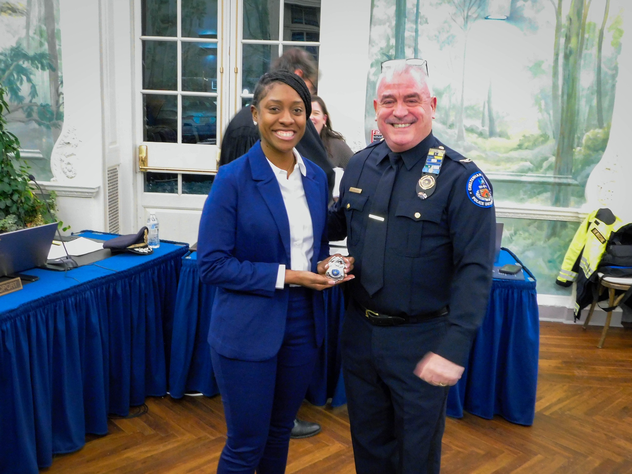 Cheltenham welcomes two new officers, Chief Slavin honors numerous ...