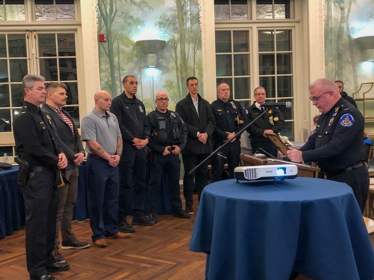 Cheltenham welcomes two new officers, Chief Slavin honors numerous ...