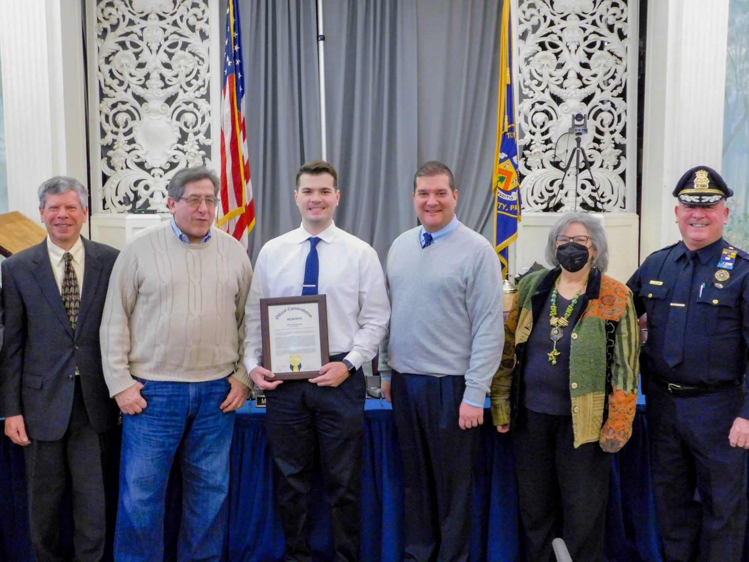 Cheltenham welcomes two new officers, Chief Slavin honors numerous ...