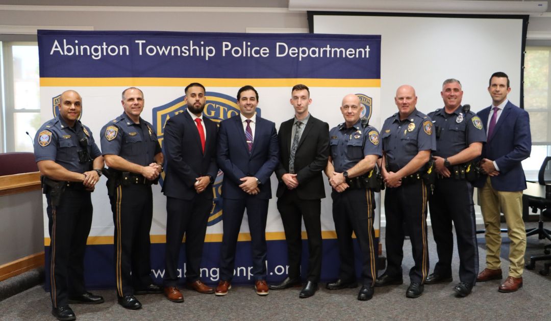 Abington police welcome four new officers - Glenside Local
