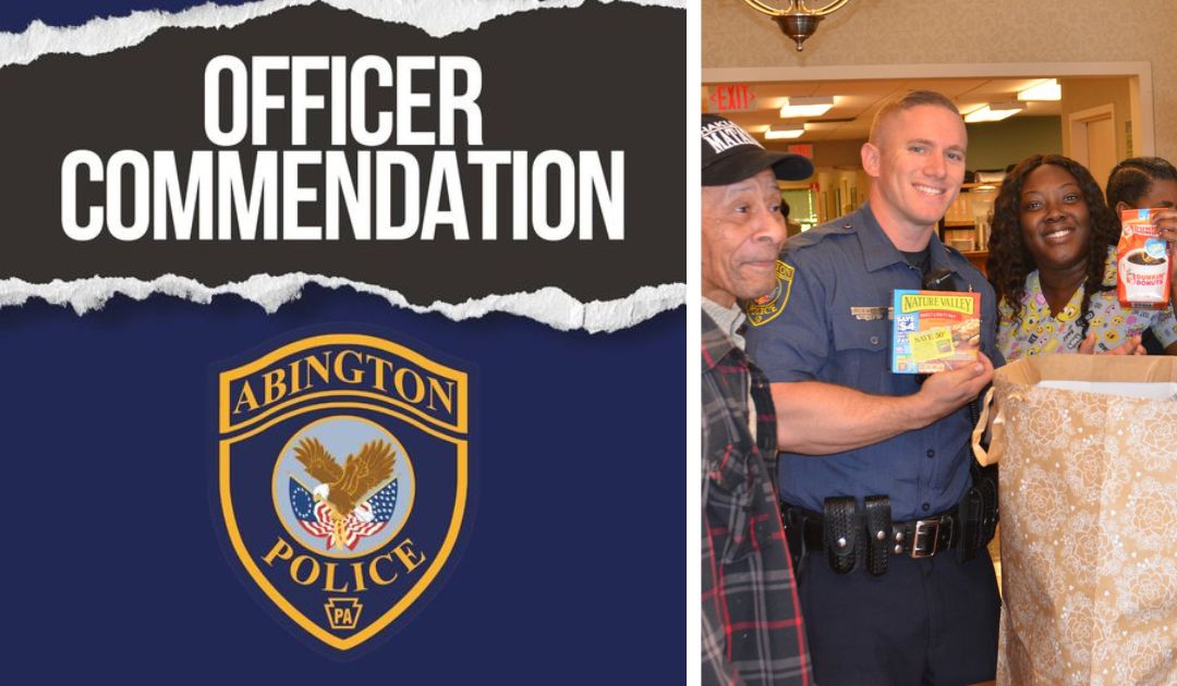 Abington police commend Sgt. Burgmann for apprehending suspect with ...