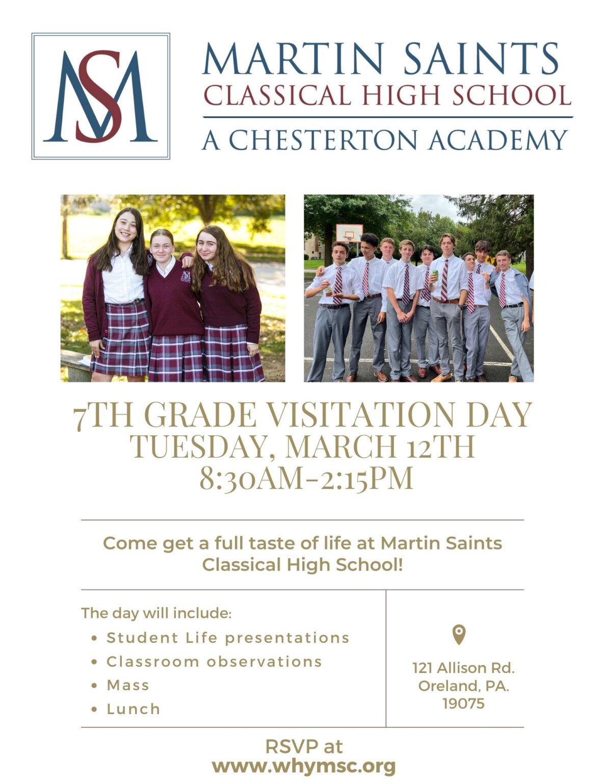7th grade visitation day - Glenside Local