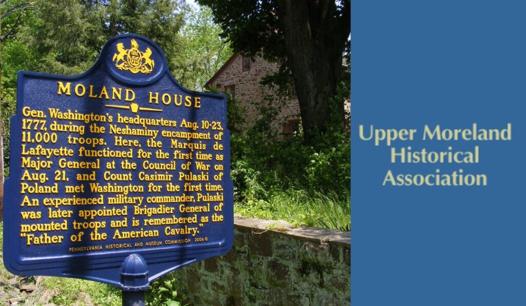 Upper Moreland Historical Association to host 'The Neshaminy Encampment and Washington's ...
