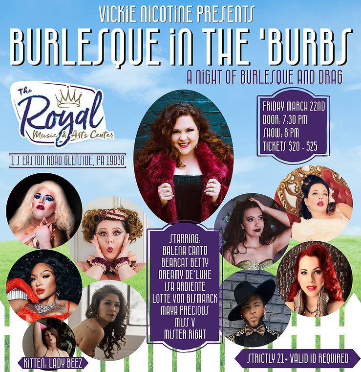 The Royal Weekend: Burlesque in the 'Burbs (Friday), Girls Rock ...