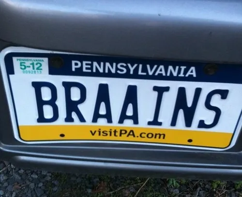 PennDOT's criteria for vanity plates + examples of denied submissions ...