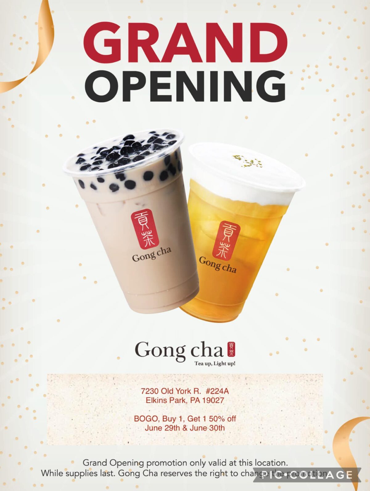 Gong cha, Taiwanese bubble tea shop, coming to H Mart in Elkins Park ...
