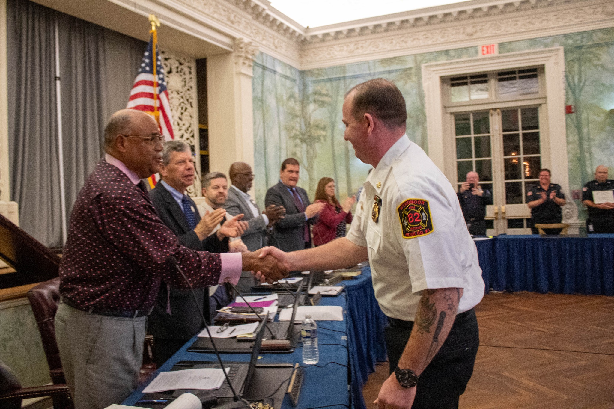 First responders honored for saving toddler's life from fallen tree ...