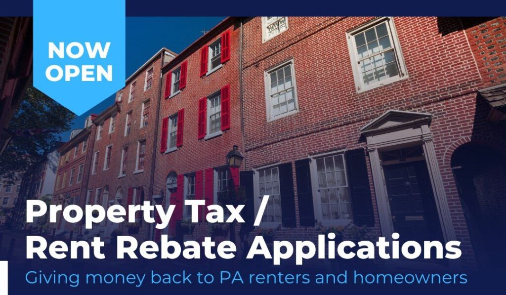 PA Property Tax/Rent Rebate program opens Jan 16, income limit ...