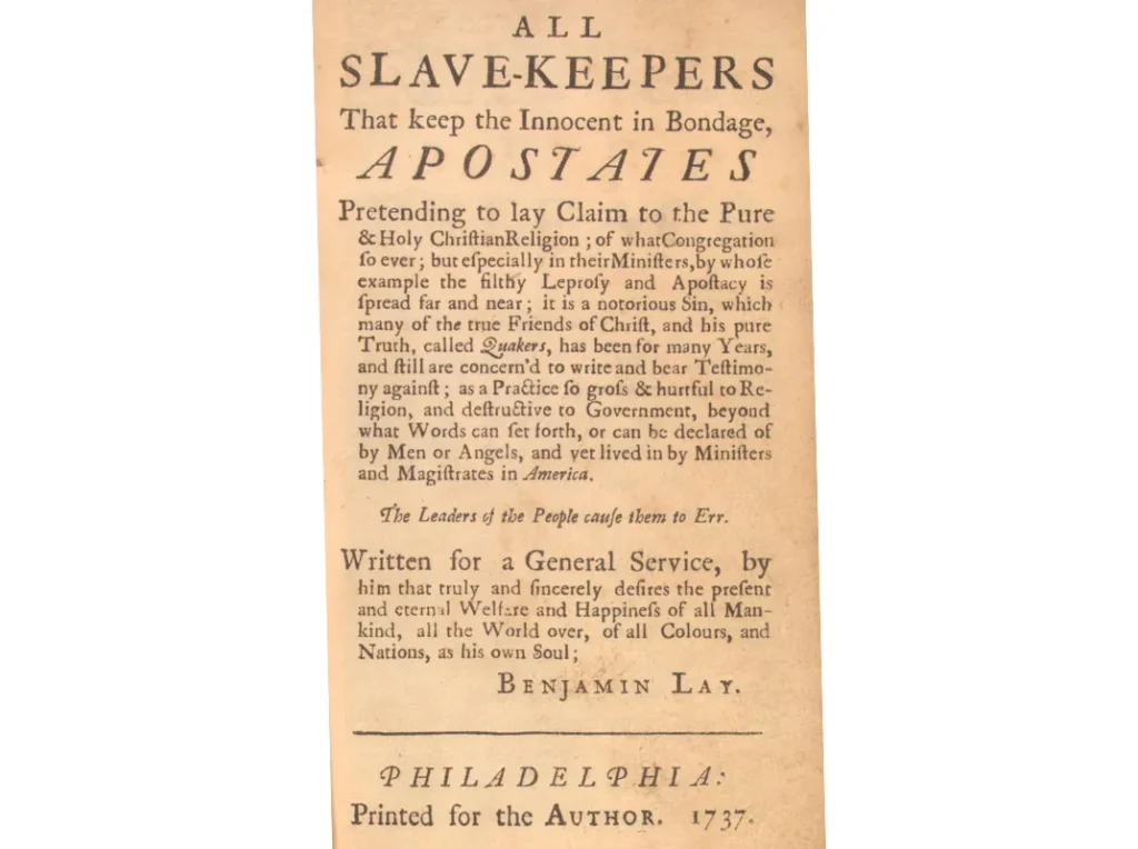 Abington abolitionist stars in 'The Return of Benjamin Lay' at ...