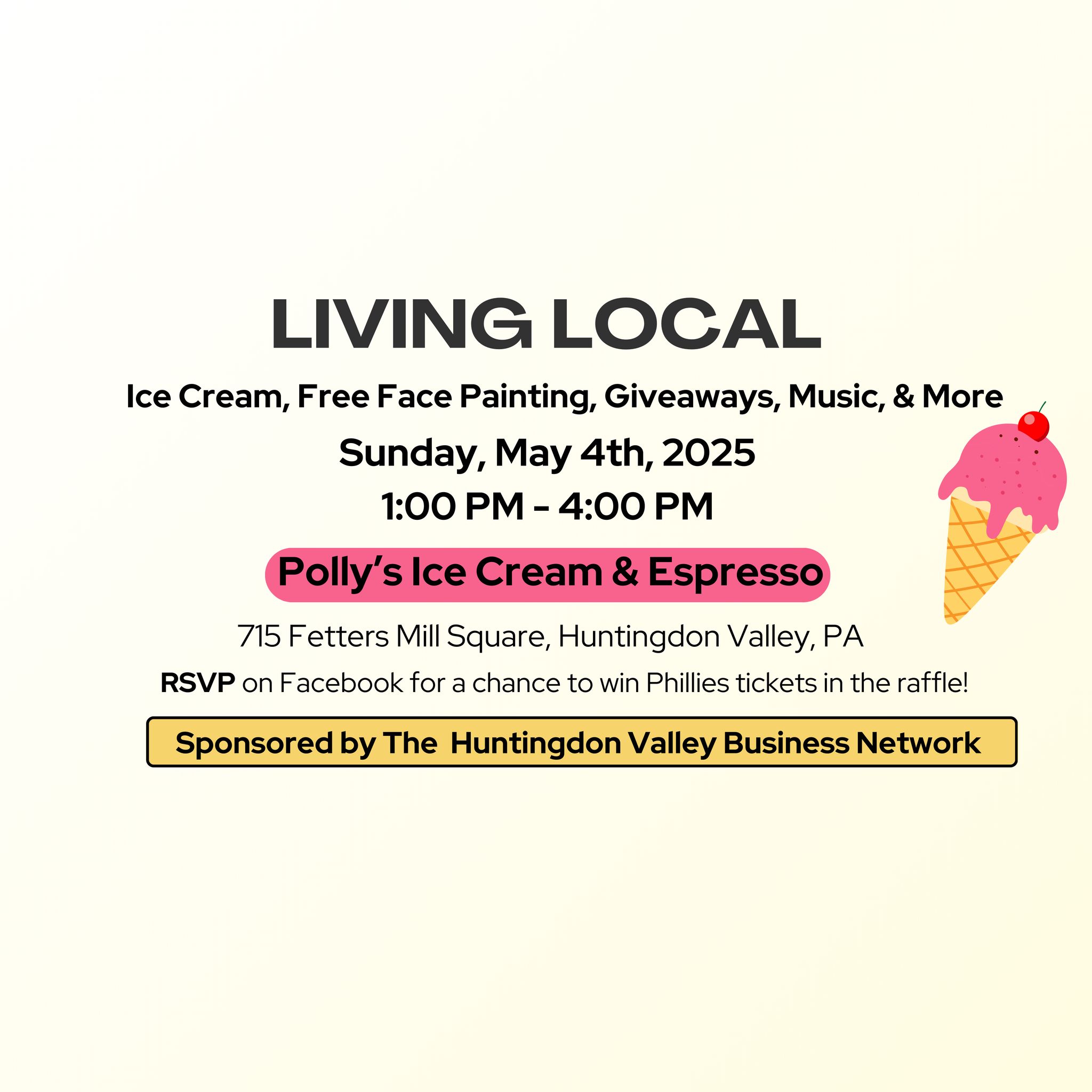 Polly’s Ice Cream & Espresso, new shop in Huntingdon Valley, to host ...