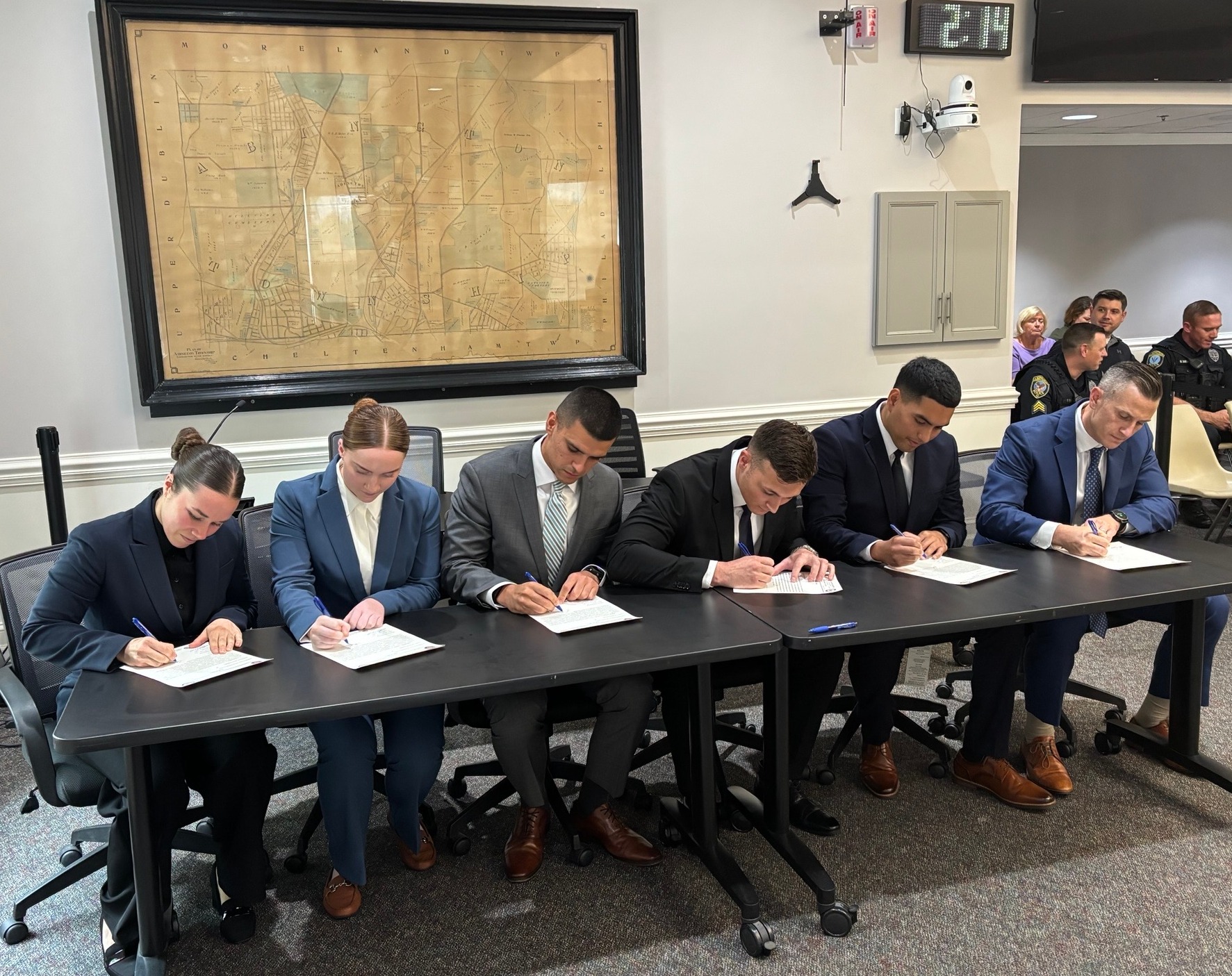 Abington police welcome five new officers, Lynnewood Hall Preservation ...