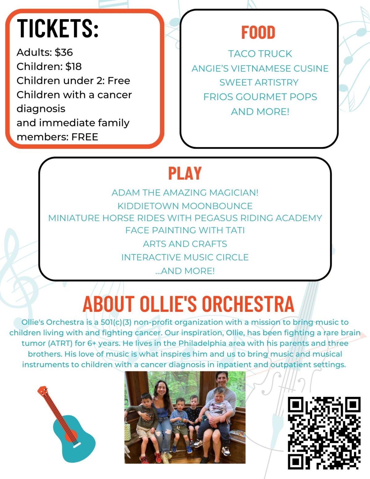 Upcoming events in greater Glenside: Ollie’s Orchestra Field Day (Sept ...