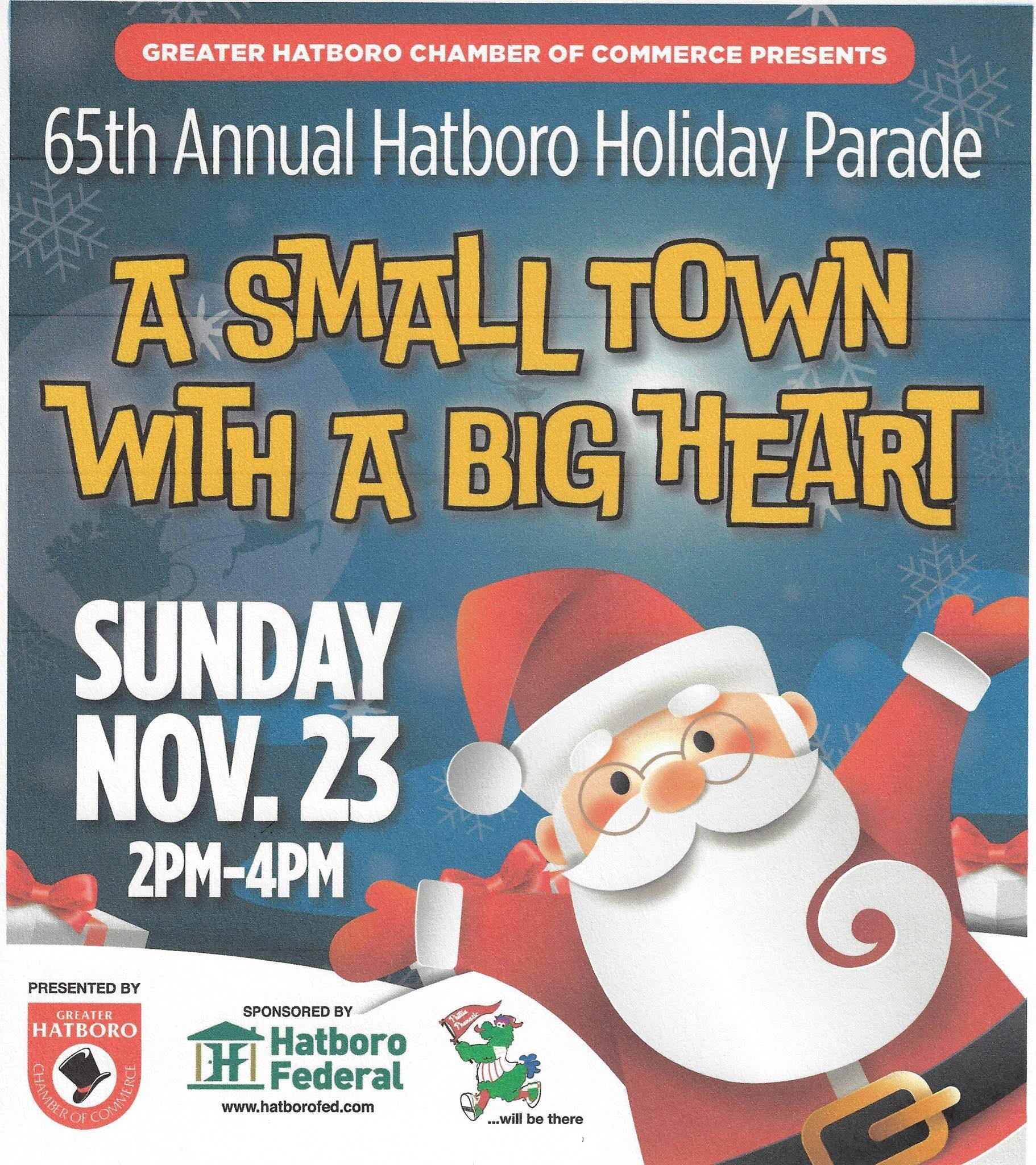 Hatboro to host 65th annual Holiday Parade on Nov. 23, police provide ...