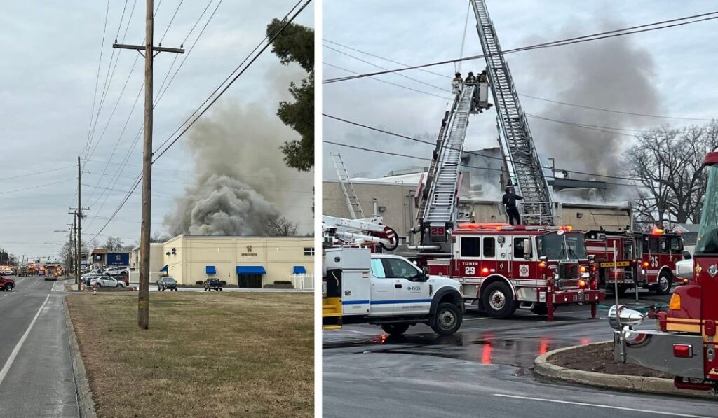 Jenkintown, Abington volunteers assist with large building fire in ...